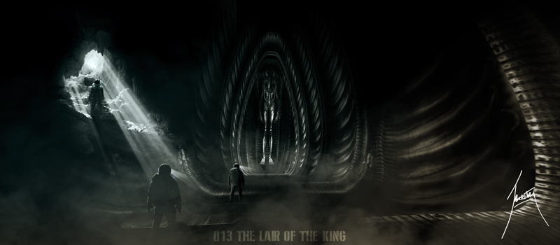 King Alien Art King & Queen Xenomorphine