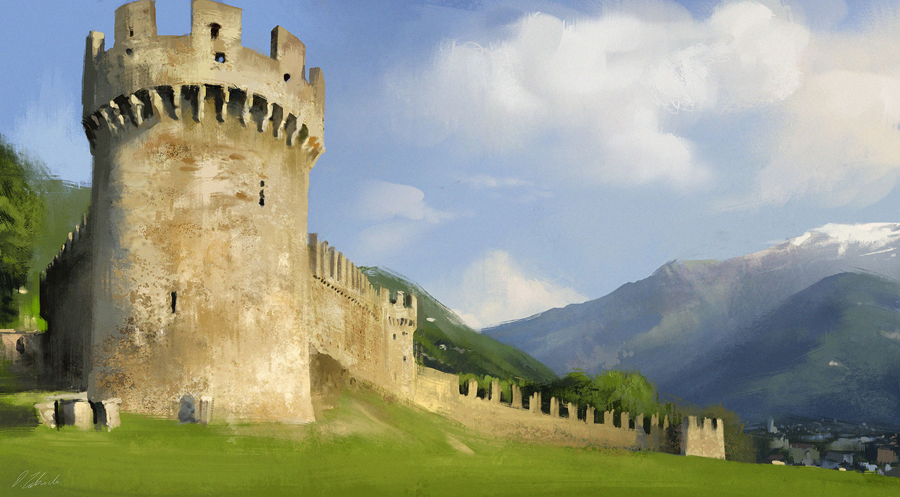 Sunny Castle by Darek Zabrocki